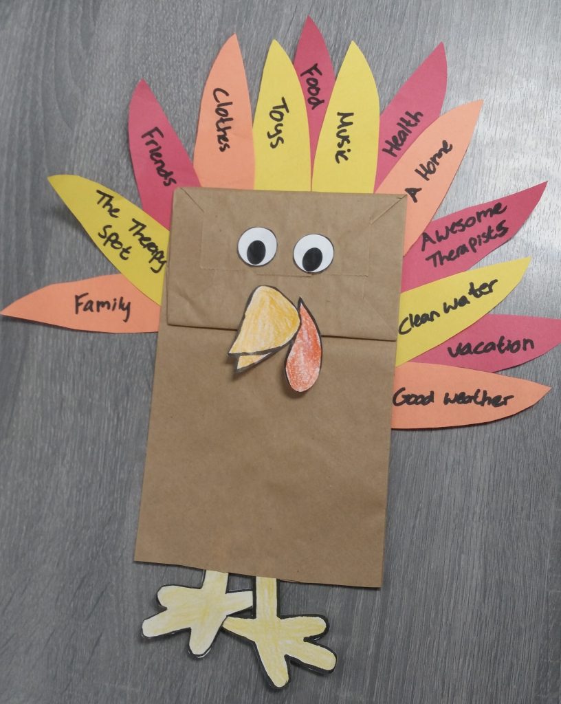 Thanksgiving Activity - The Therapy Spot