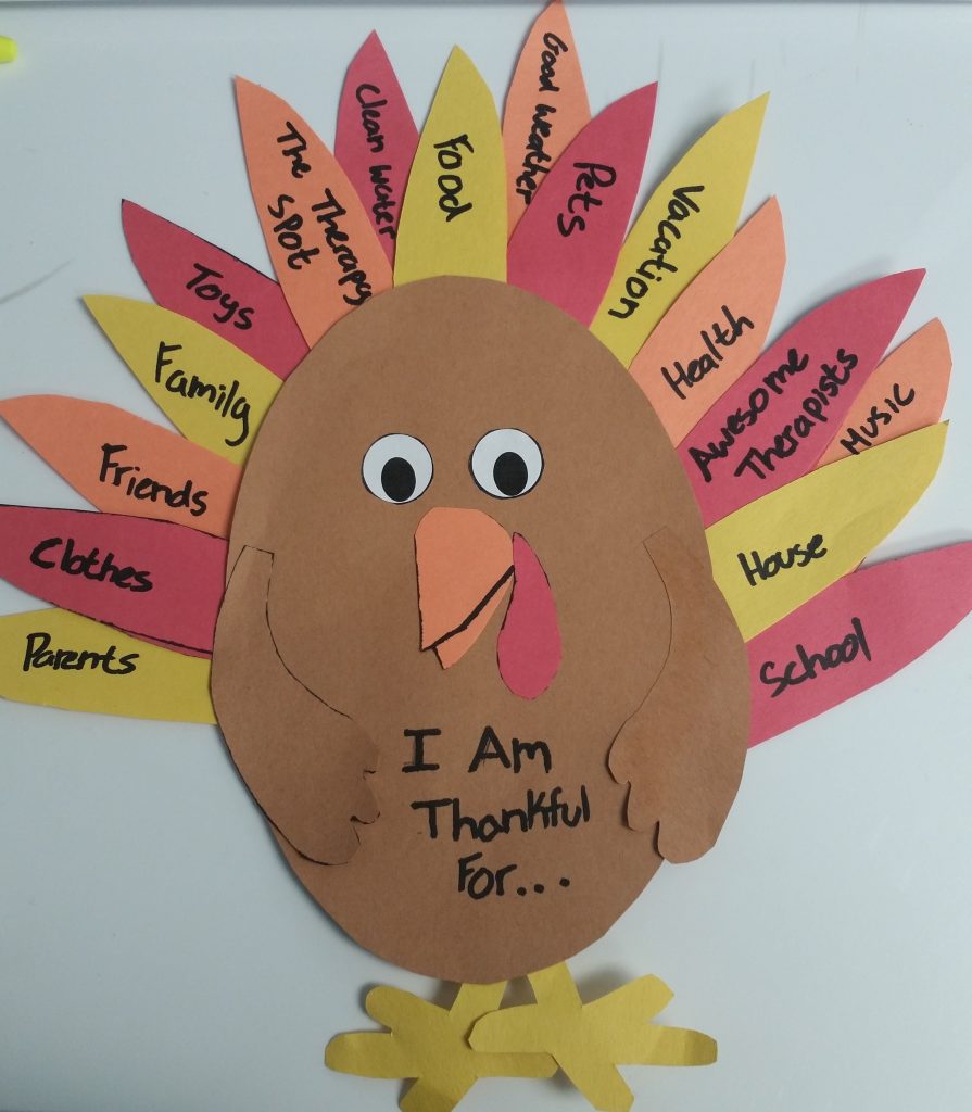 Thanksgiving Activity - The Therapy Spot